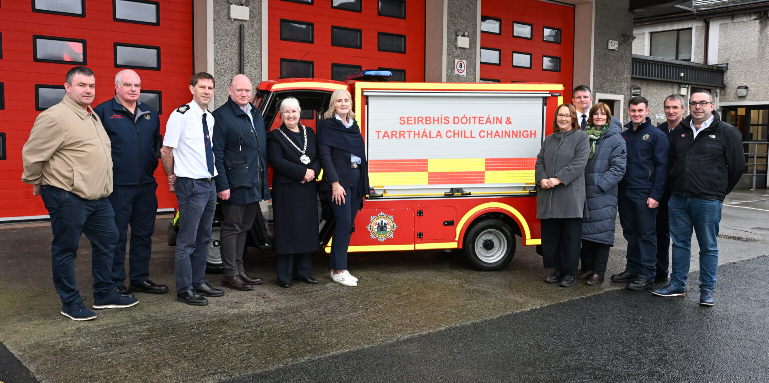 Kilkenny Fire Service Unveils Ireland’s First Electric Fire Appliance ...